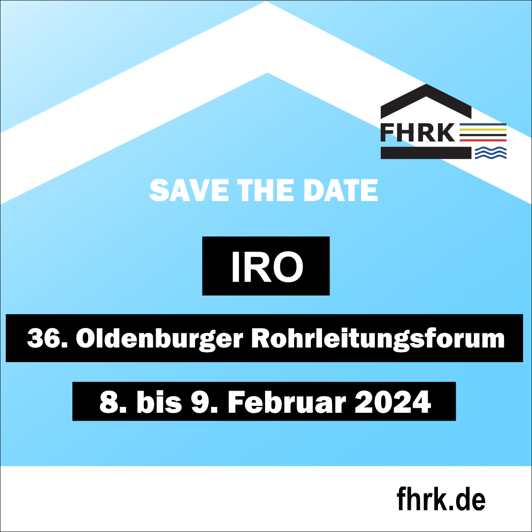 IRO 2024 - Save the Date - Fachverband Hauseinführungen für Rohre und Kabel e.V.